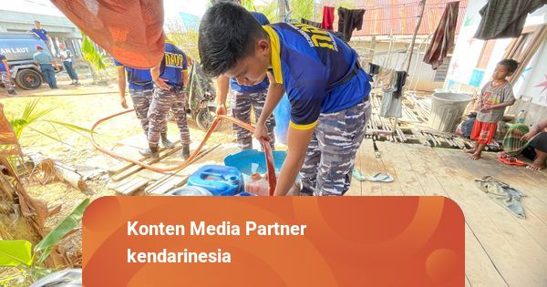 4 Desa di Soropia Konawe Terdampak Kemarau, Lanal Kendari Salurkan Air Bersih | kumparan.com